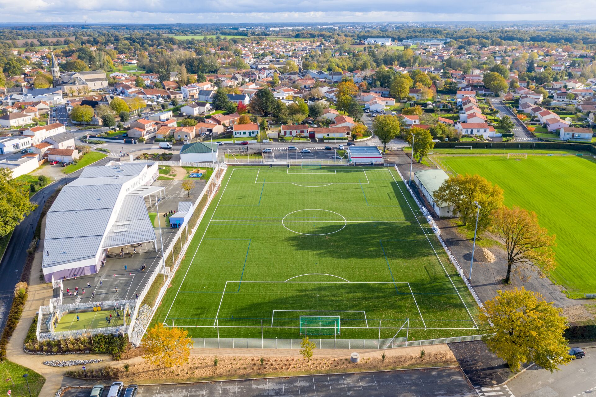 Gazon Synthétique pour Terrains de Football - SPORTINGSOLS